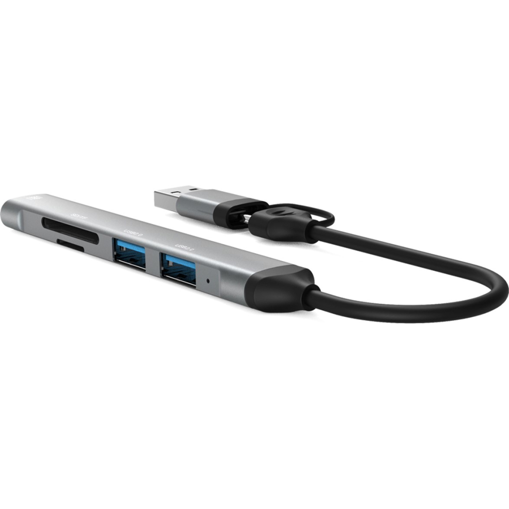 Купити Концентратор Dynamode 5-in-1 USB Type-C/Type-A to 1хUSB3.0 ...
